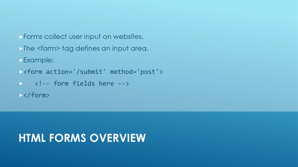 Lecture_7_User_Interface_and_Form_Elements - презентация онлайн