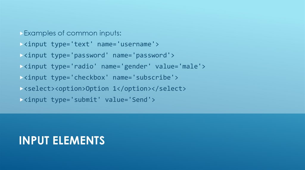 Lecture_7_User_Interface_and_Form_Elements - презентация онлайн