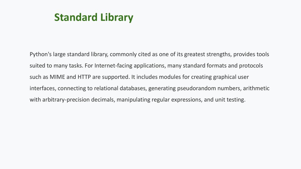 python_overview - online presentation