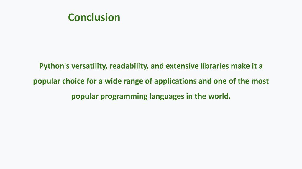 python_overview - online presentation