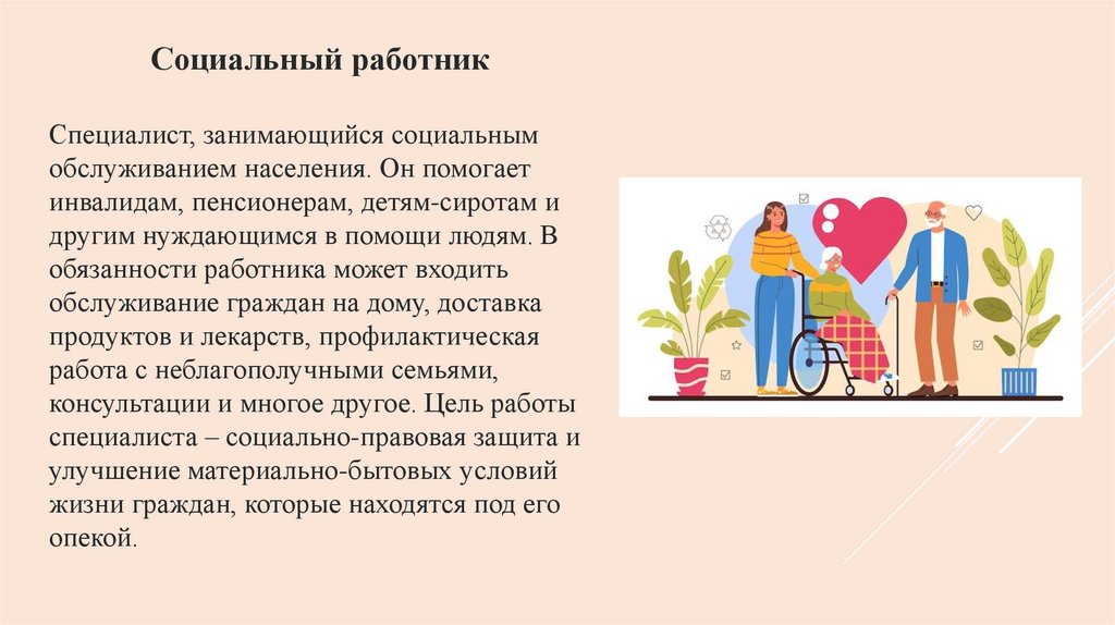 Ур 21 Социальные профессии_ (2) - презентация онлайн