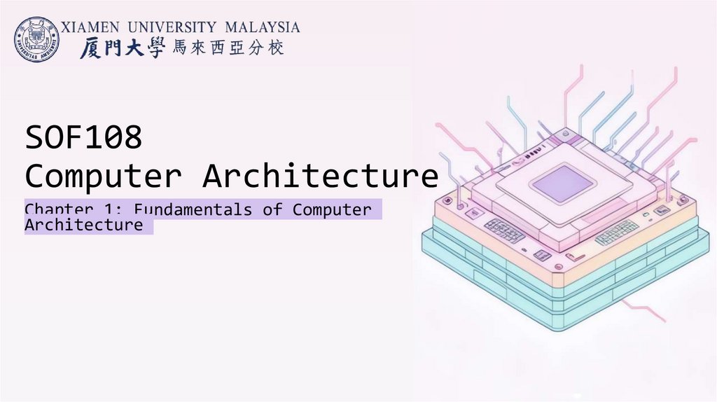 Chapter 1 - Fundamentals of Computer Architecture - Part 1 - презентация онлайн
