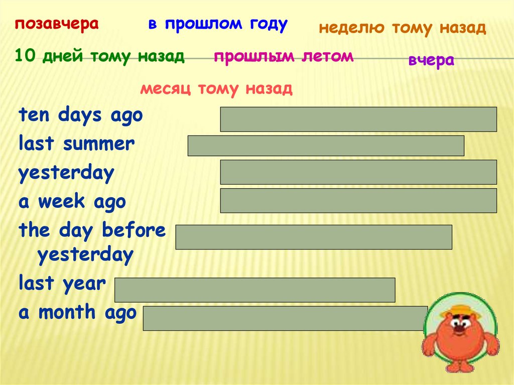 Past simple - презентация онлайн