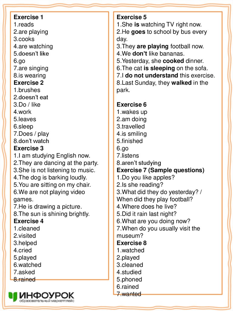 21Present Simple, Present Continuous, Past Simple - презентация онлайн
