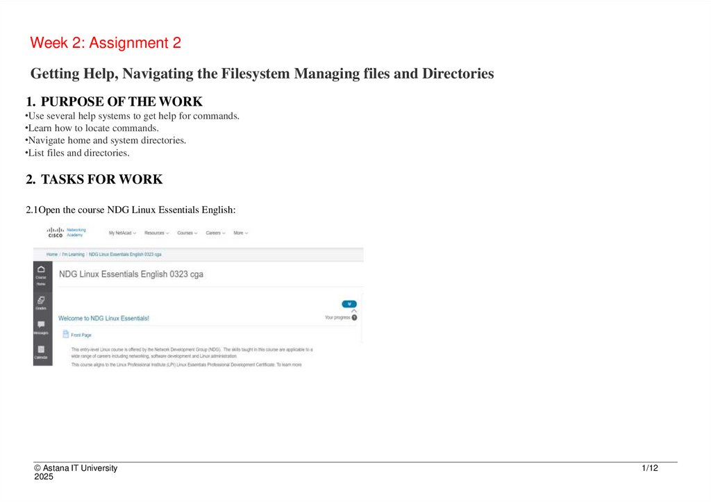Assignment 2 OS file (2) - презентация онлайн