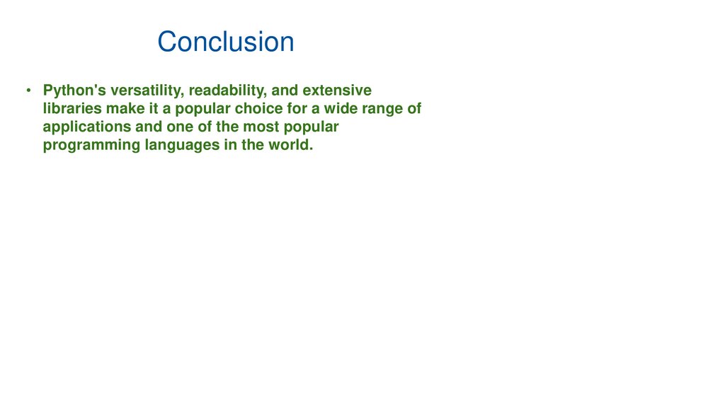 python_introduction - презентация онлайн