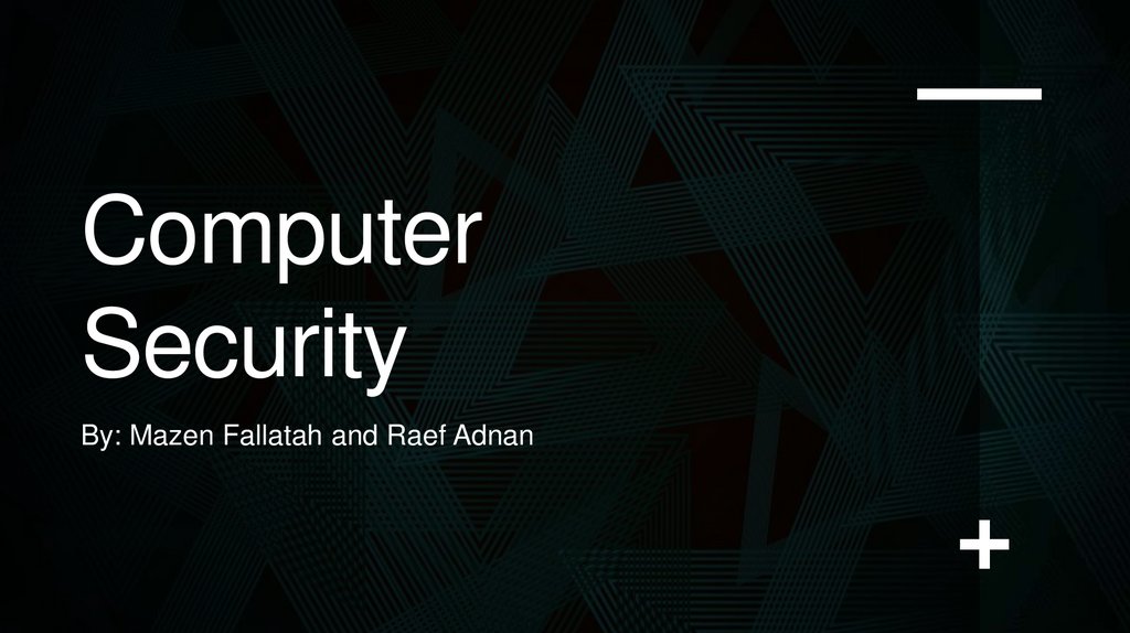 CompSec project - online presentation