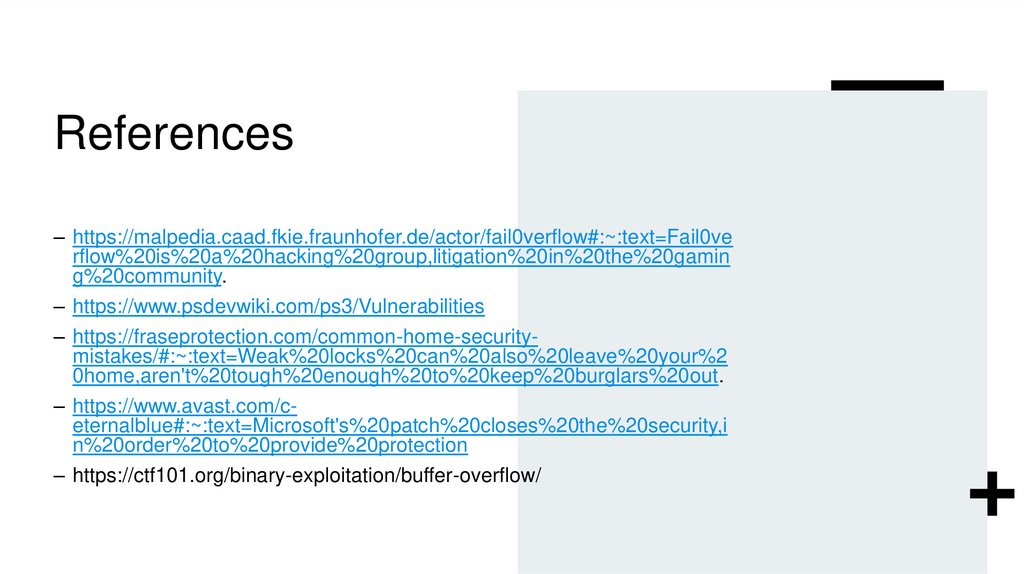 CompSec project - online presentation