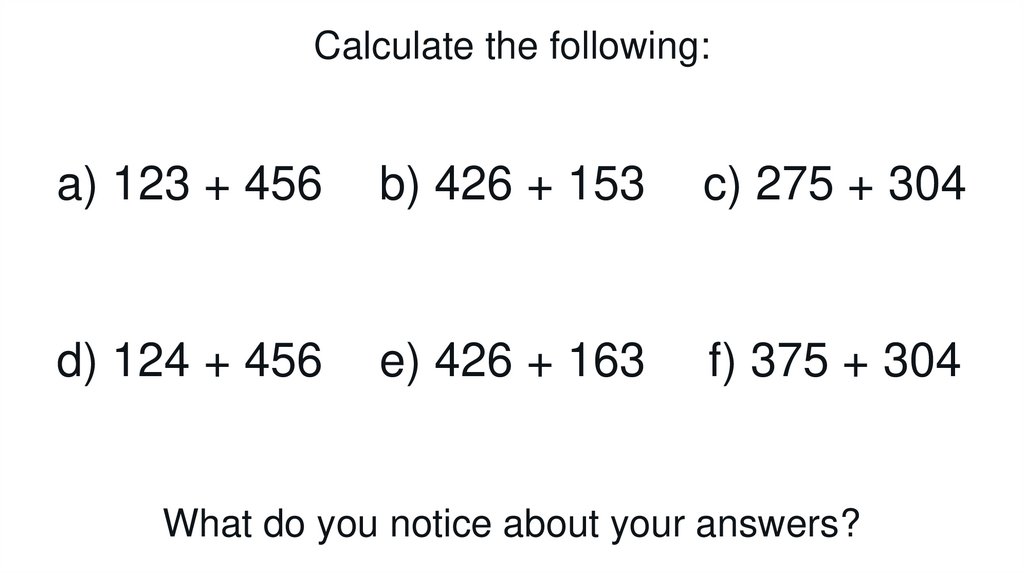Addition and Subtraction - презентация онлайн