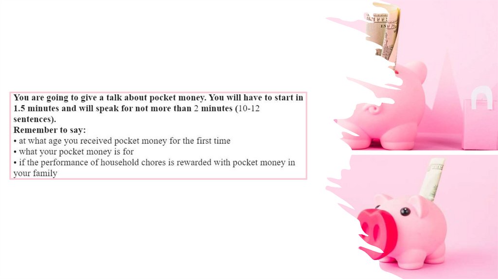 Presentstion (Tests) Pocket money - презентация онлайн