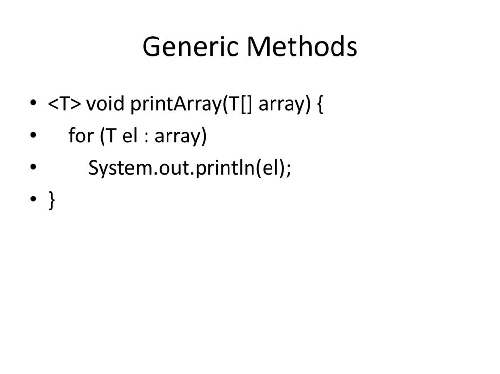 Generics_Presentation - презентация онлайн