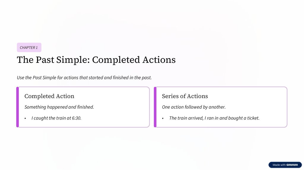 Mastering-Past-Tenses - online presentation